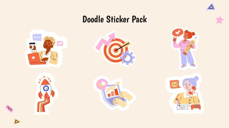 Doodle Sticker Pack Template