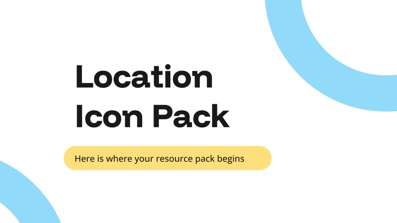Location Icon Pack Template