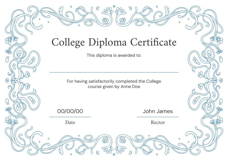 College Diploma Presentation
