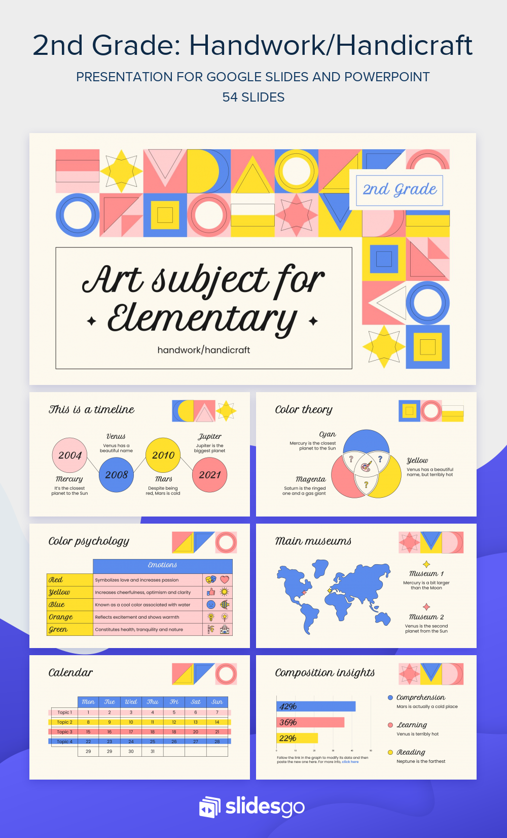 Art for Elementary: Handwork/Handicraft | Google Slides & PPT