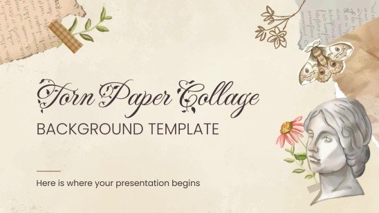 Free Google Slides & PowerPoint templates with paper