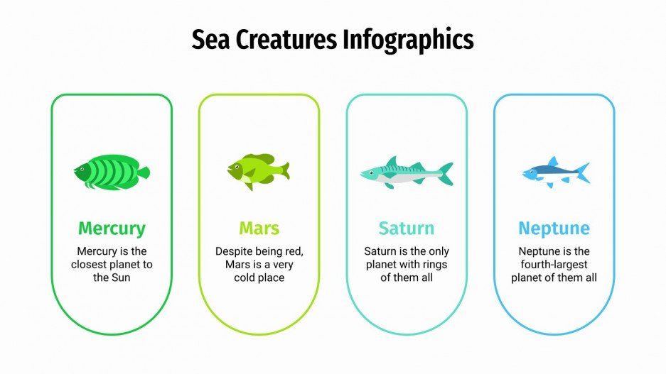 Sea Creatures Infographics | Google Slides & PTT Template