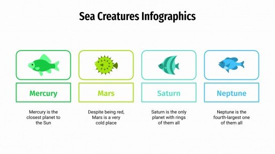 Sea Creatures Infographics | Google Slides & PTT Template