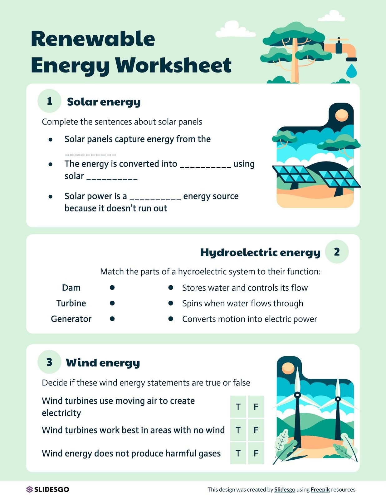 Free templates about energy for Google Slides and PowerPoint