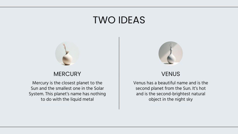 Minimalist Style Template Presentation