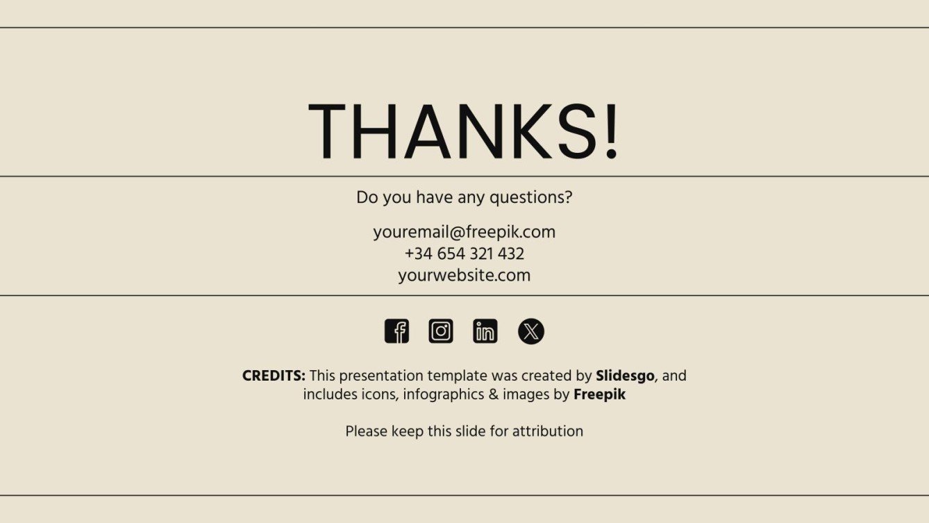 Minimalist Style Template Presentation