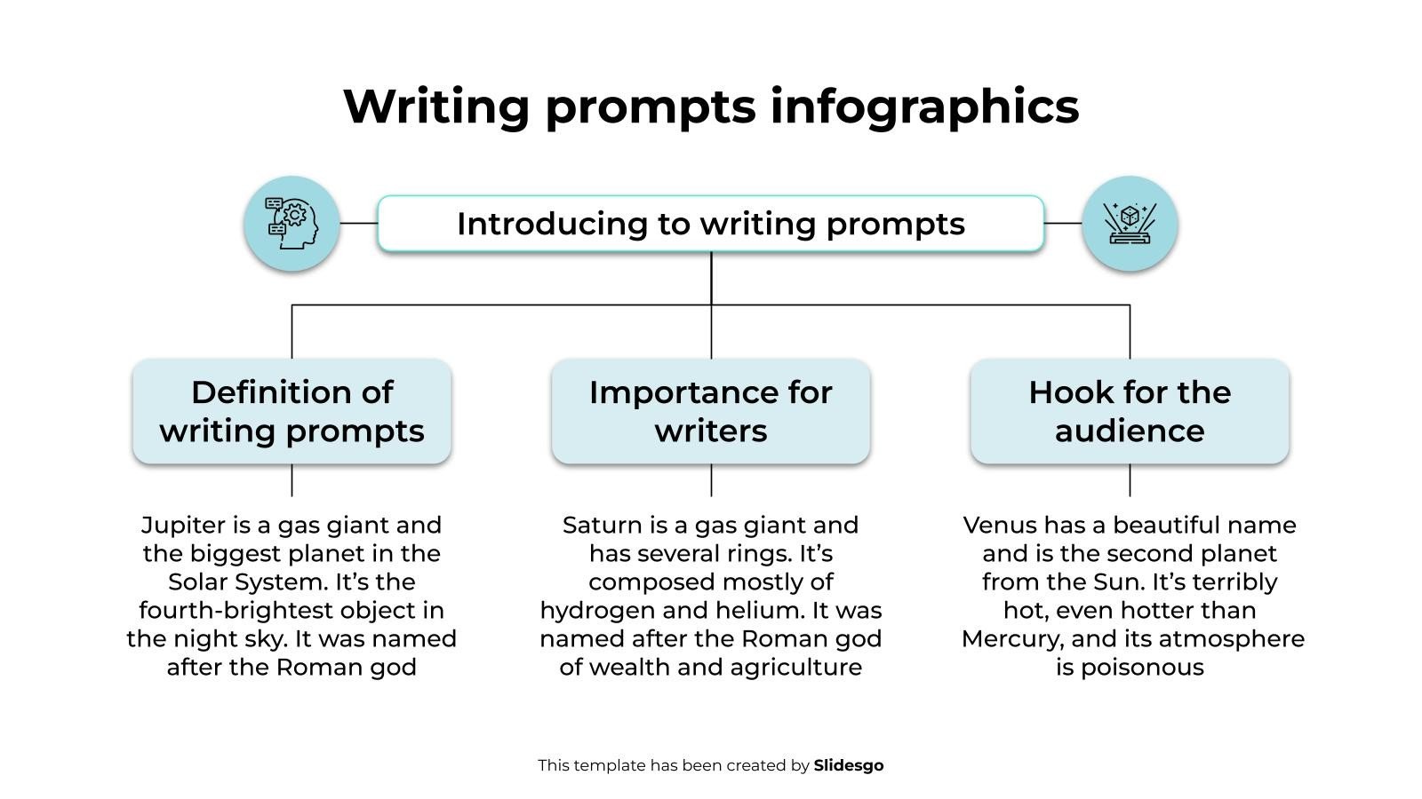 Writing Prompts Infographics Template