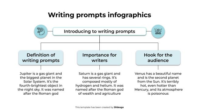 Writing Prompts Infographics Template