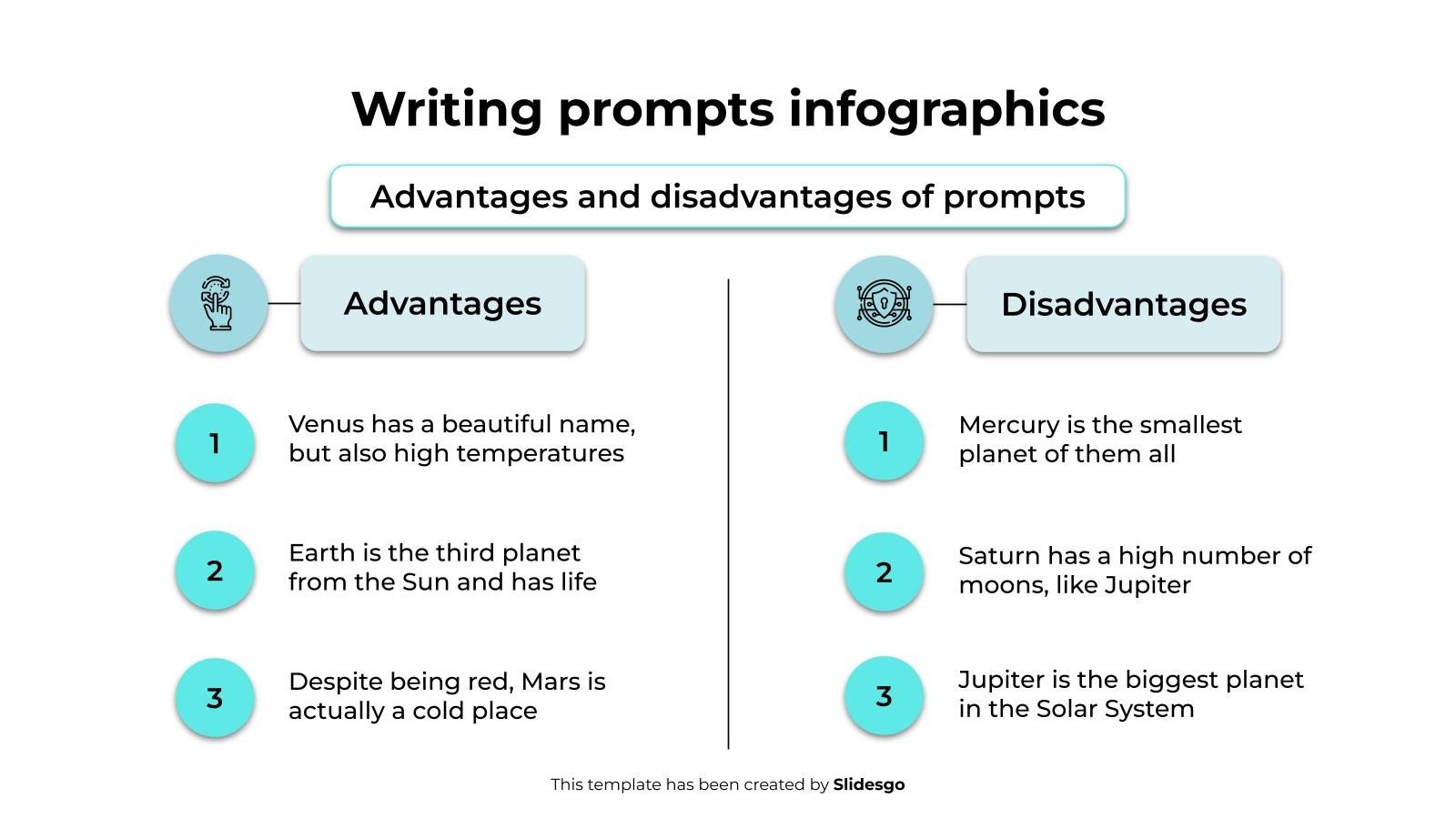 Writing Prompts Infographics Template