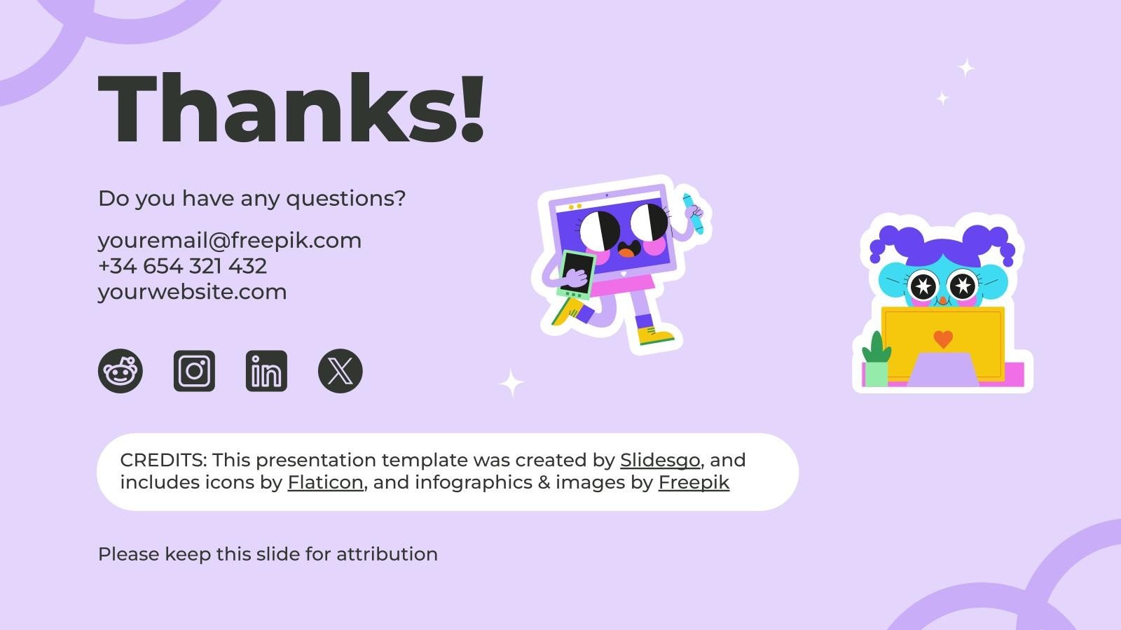 Design tools & elements Sticker Pack Template