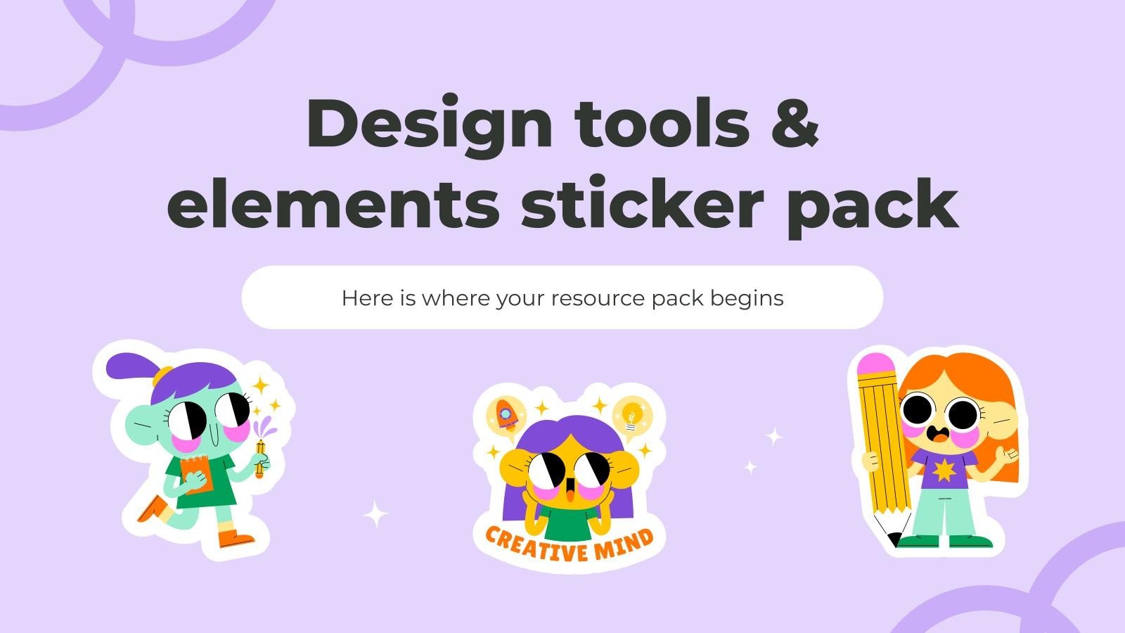 Free templates with Stickers for Google Slides & PowerPoint