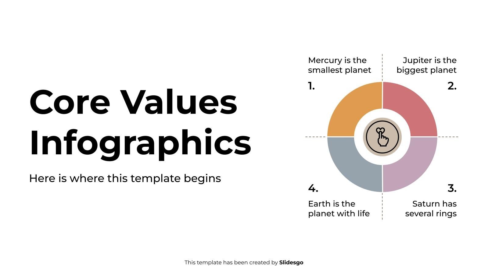 Core Values Infographics Template