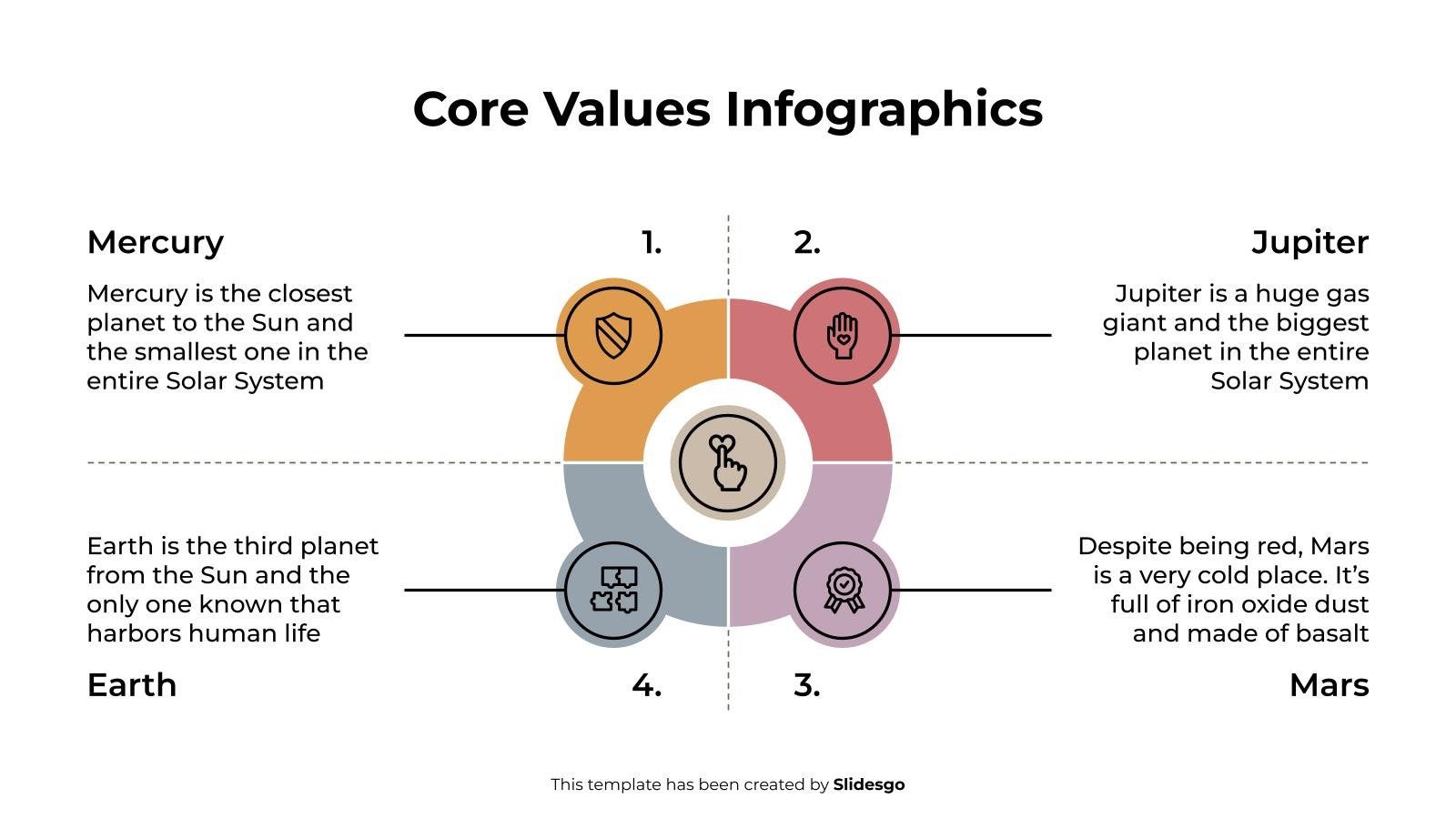 Core Values Infographics Template