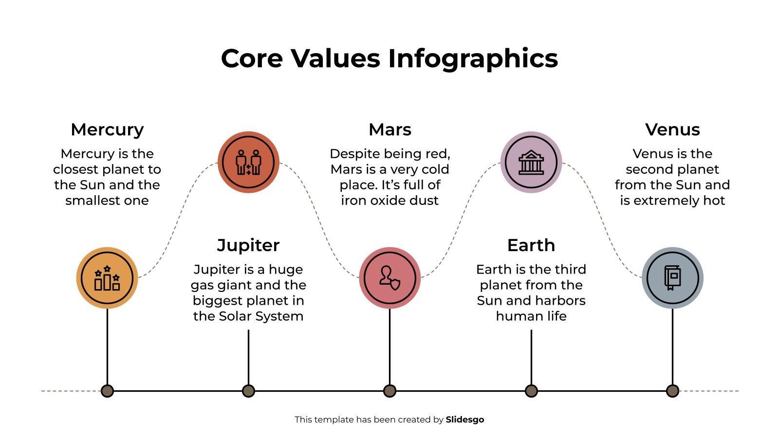 Core Values Infographics Template