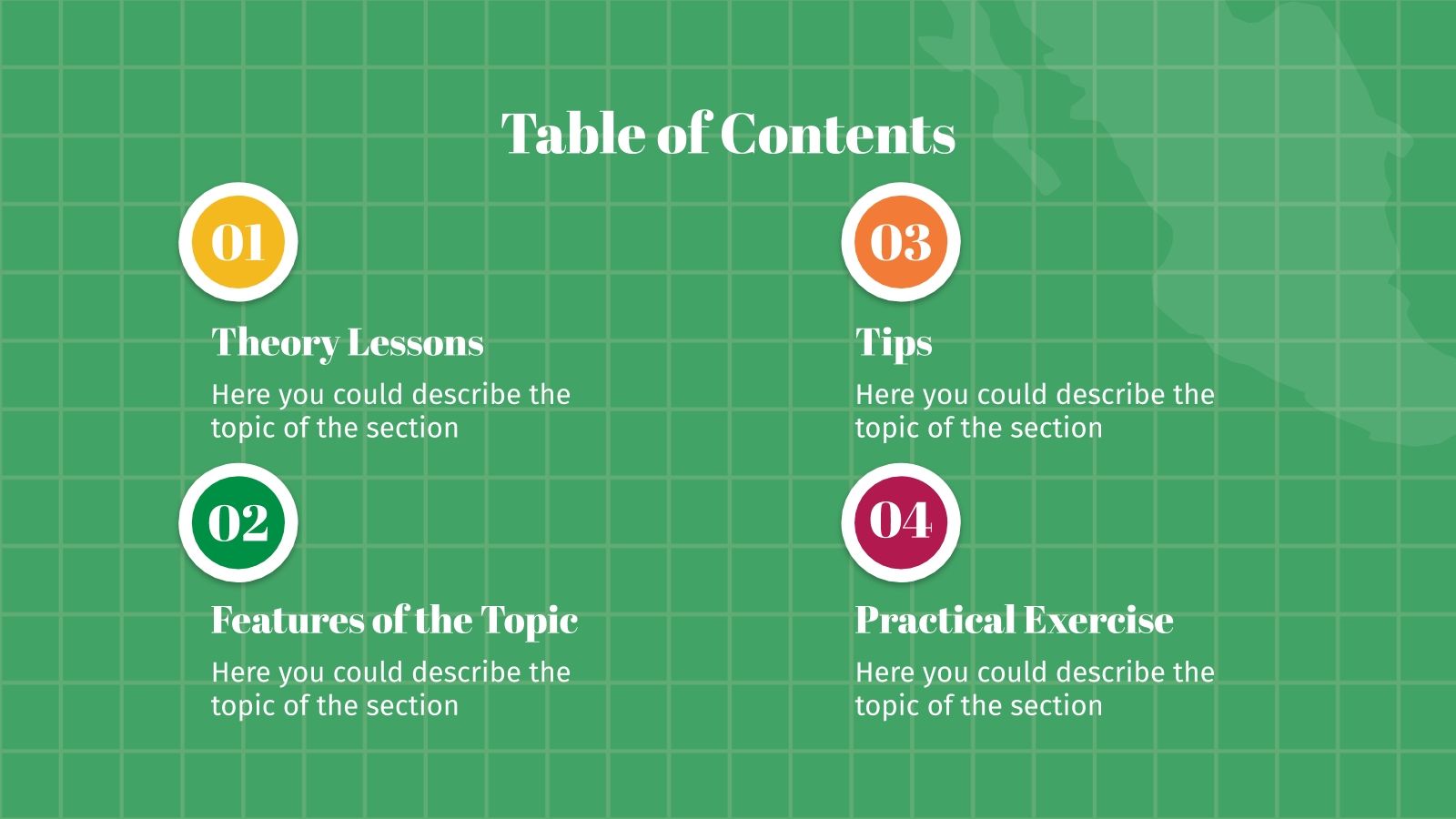 Taller de vocabulario español | Tema de Google Slides y PPT