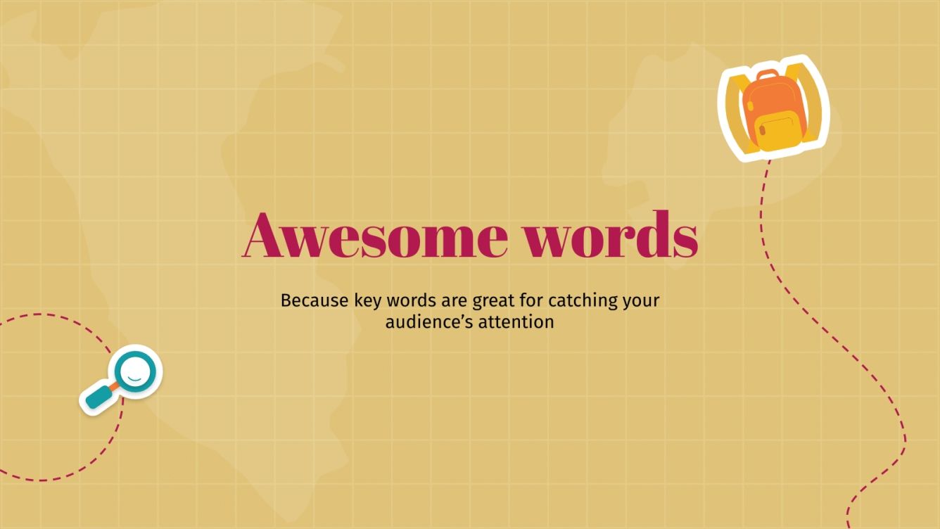 Taller de vocabulario español | Tema de Google Slides y PPT