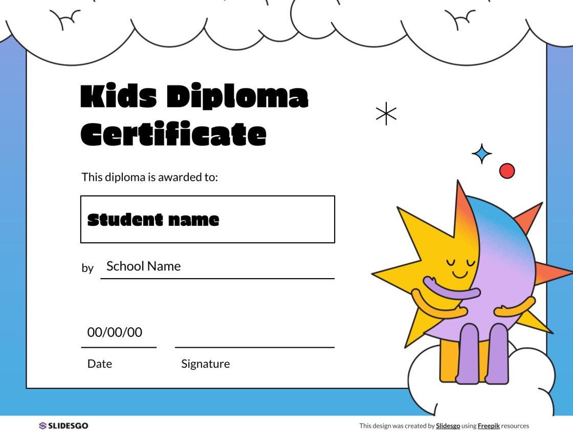 Plantillas gratis de Diplomas para Google Slides y PowerPoint