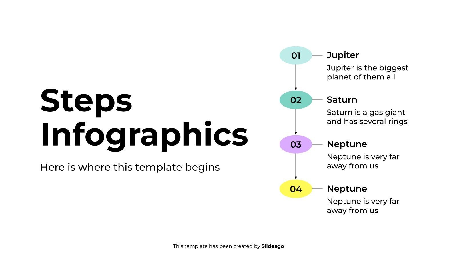 Steps Infographics Template