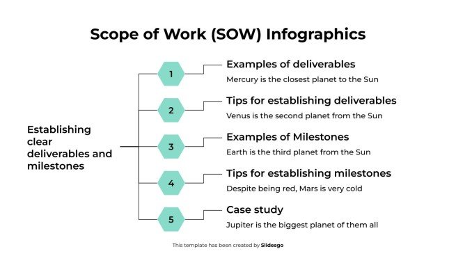 Scope of Work (SOW) Infographics Template