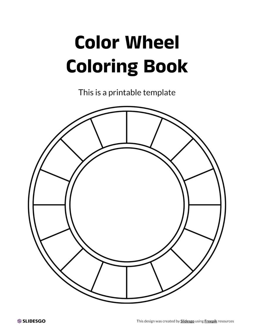 Color Wheel Coloring Book Presentation