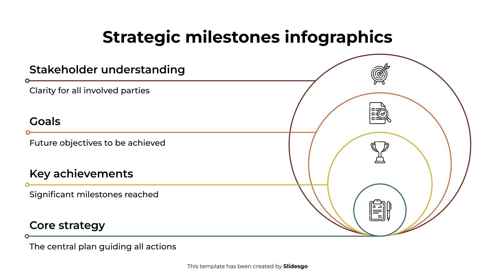 Strategic Milestones Infographics Template