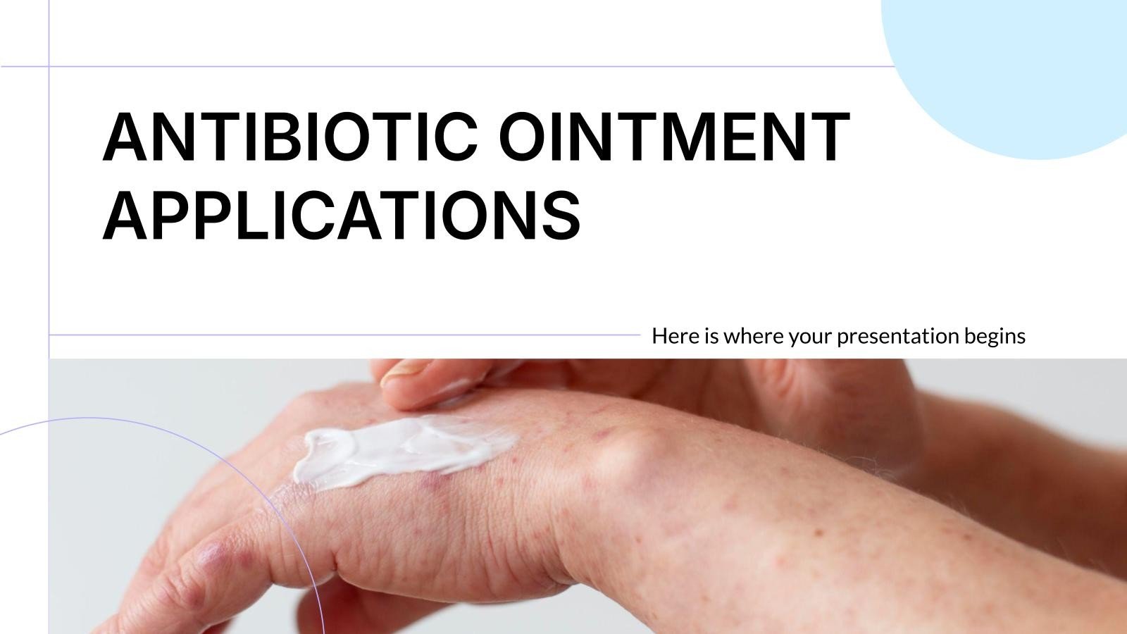 Antibiotic Ointment Applications Presentation