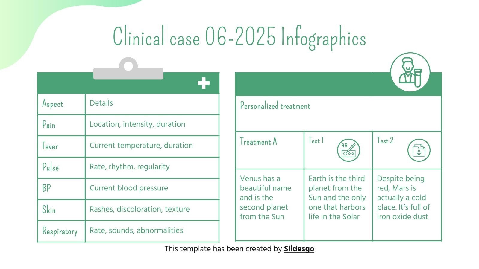 Clinical Case 06-2025 Infographics Template