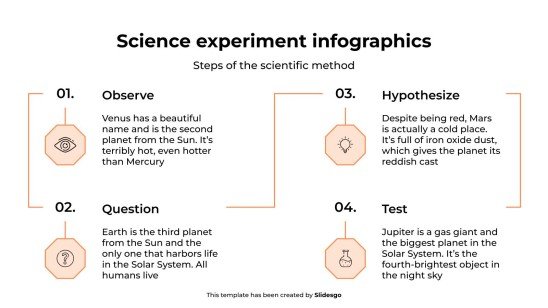 Science Experiment Infographics Template