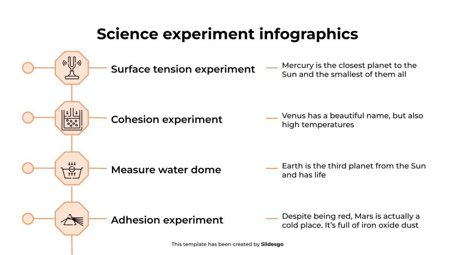 Science Experiment Infographics Template