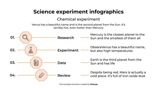 Science Experiment Infographics Template