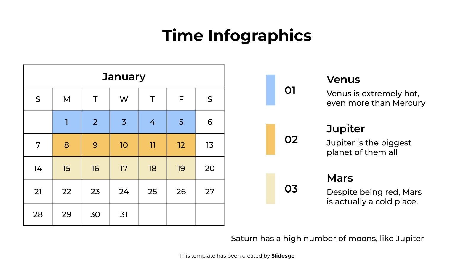 Time Infographics Template