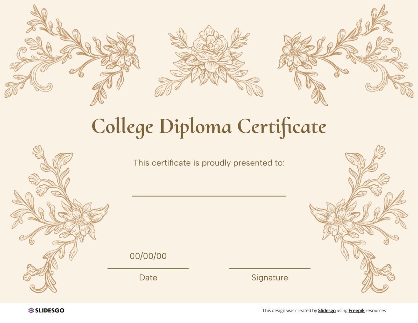 College Diploma Presentation