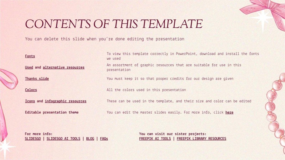 Coquette Soft Style Presentation