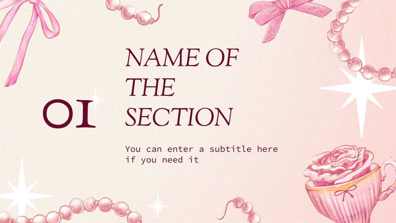 Coquette Soft Style Presentation