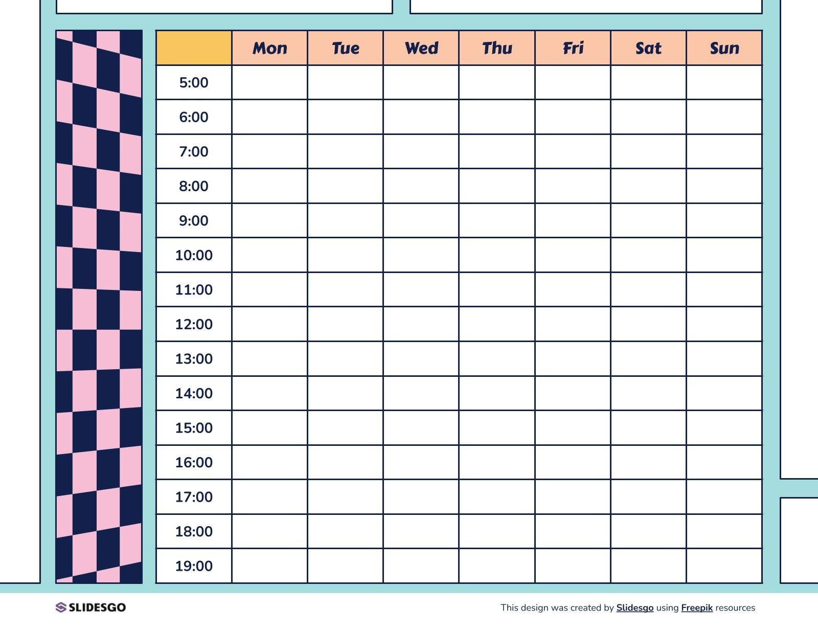 Comic Aesthetic Planner Template