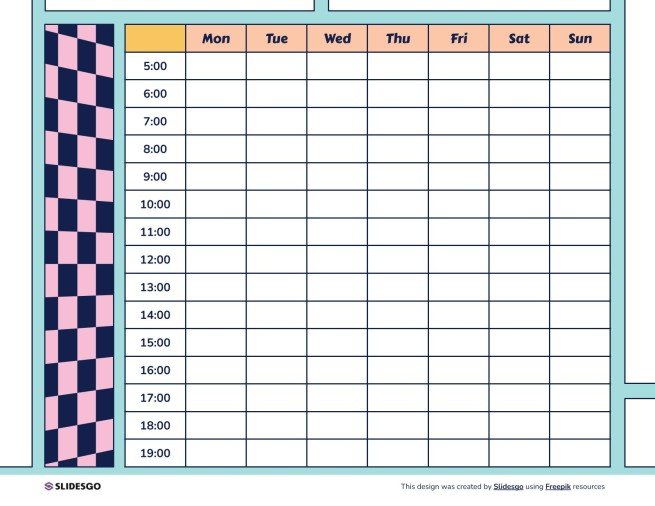 Comic Aesthetic Planner Template