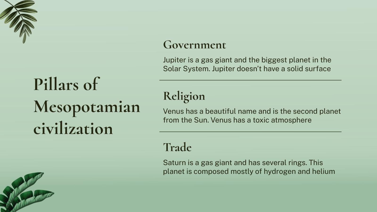 Ancient Mesopotamia Presentation