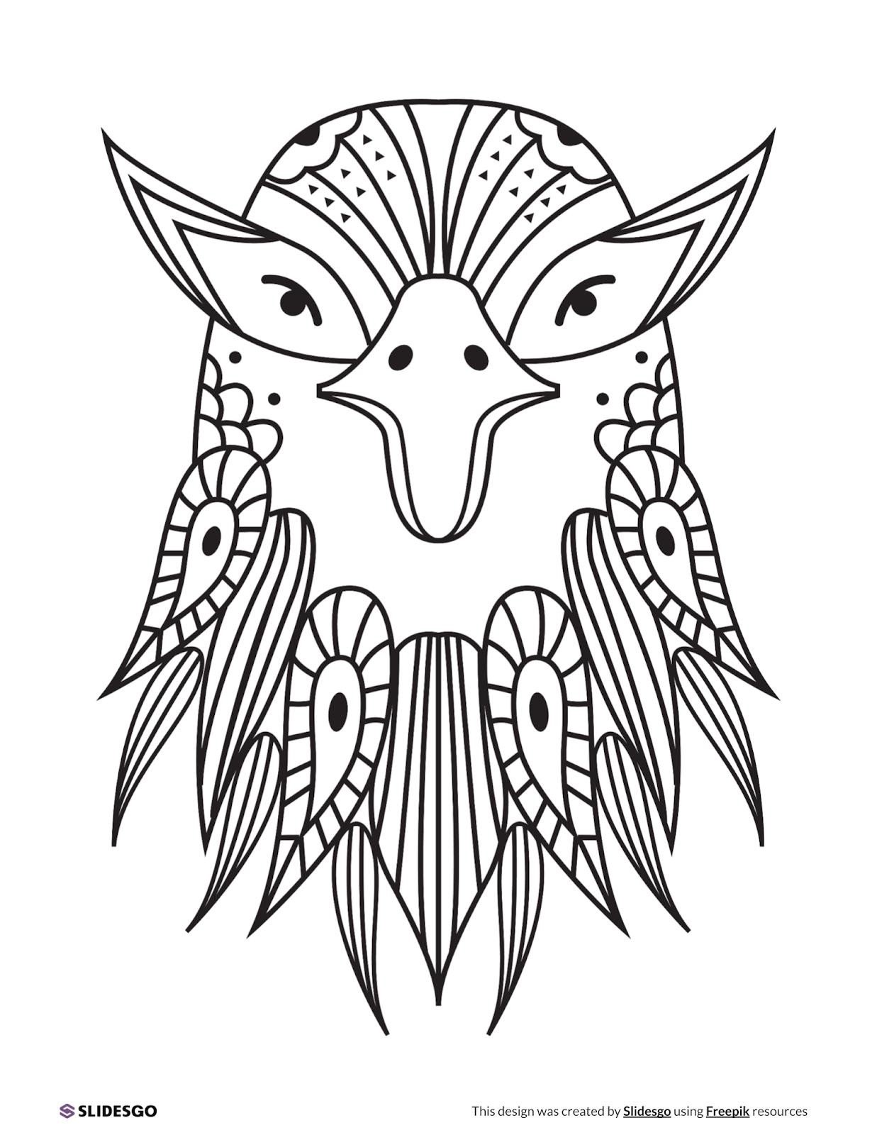 Mindful Coloring Book Template