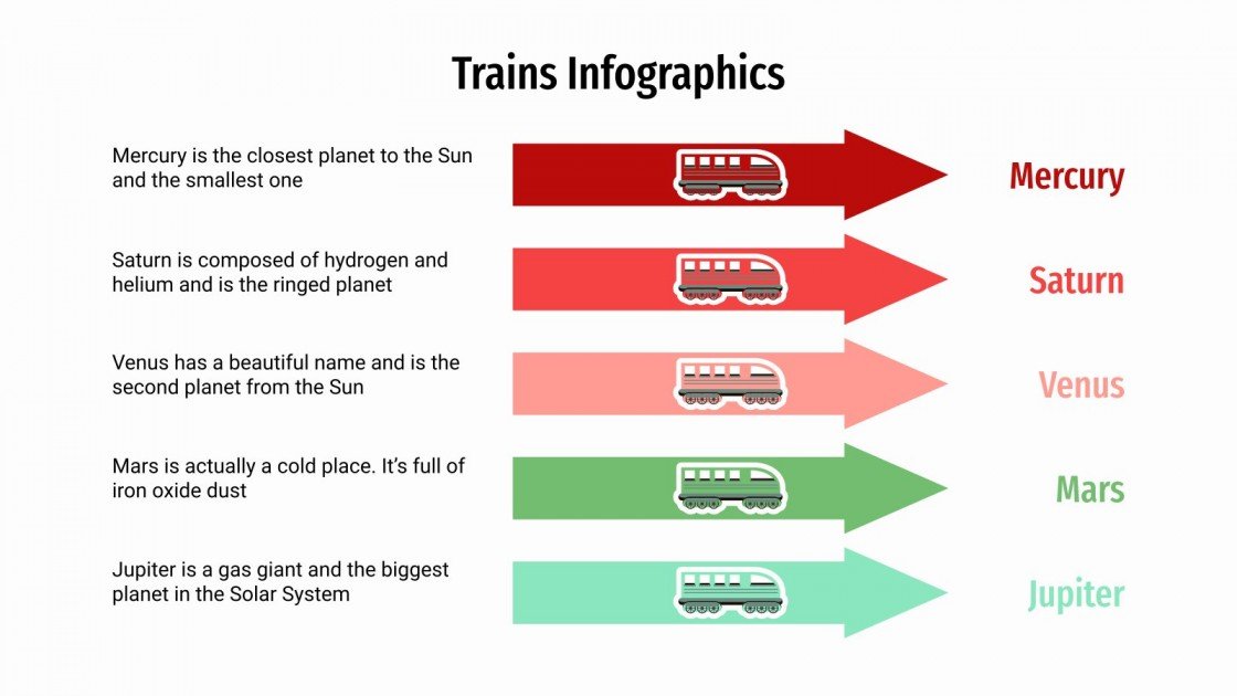 Trains Infographics | Google Slides & PowerPoint Template