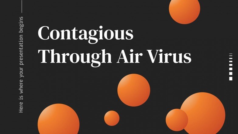 Contagious Through Air Virus | Google Slides & PPT template