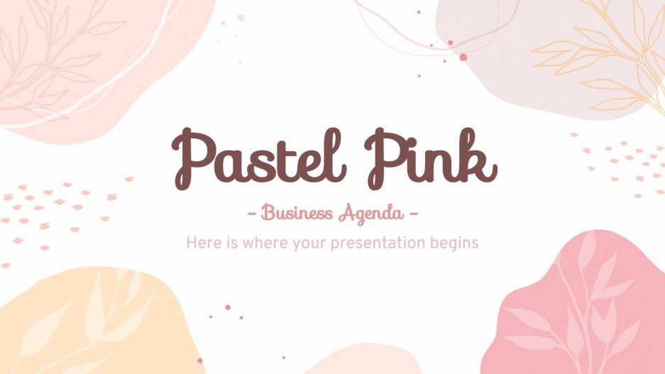 Free Pink Google Slide themes and PowerPoint templates