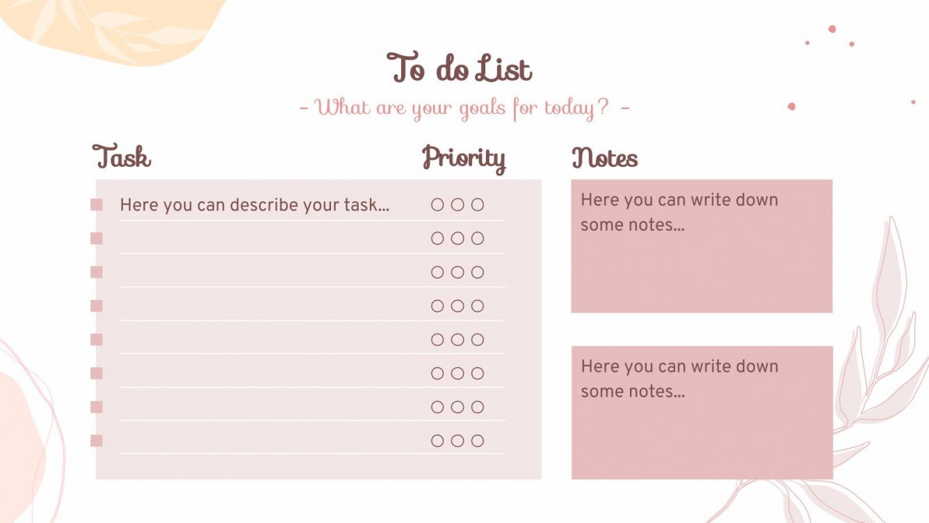 Pastel Pink Business Agenda | Google Slides & PPT Template