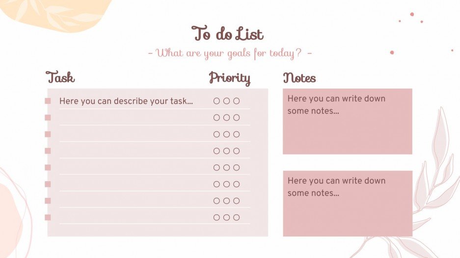 Pastel Pink Business Agenda | Google Slides & PPT Template