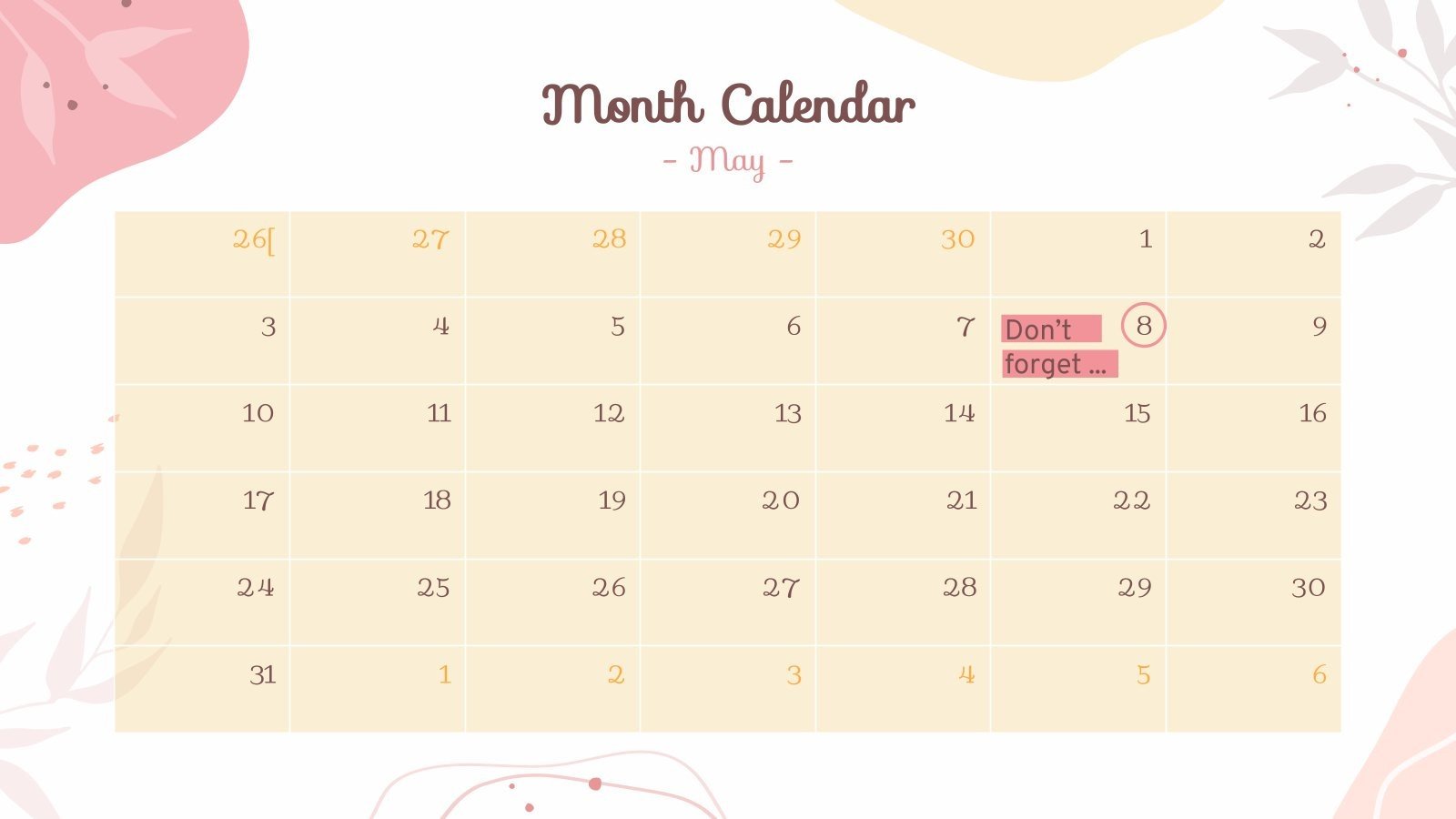 Pastel Pink Business Agenda | Google Slides & PPT Template