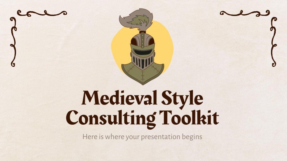 Medieval themed templates for Google Slides and PowerPoint