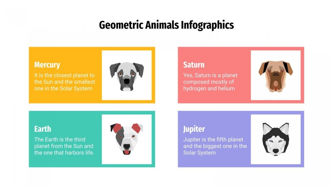 Geometric Animals Infographics | Google Slides & PPT