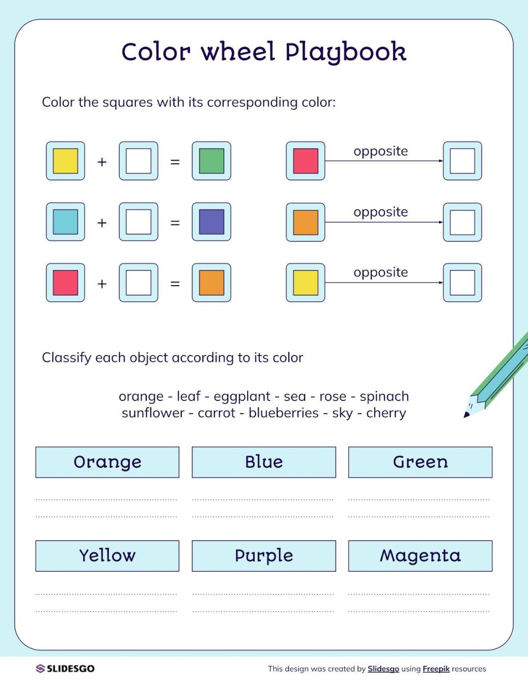 Color Wheel Playbook Presentation