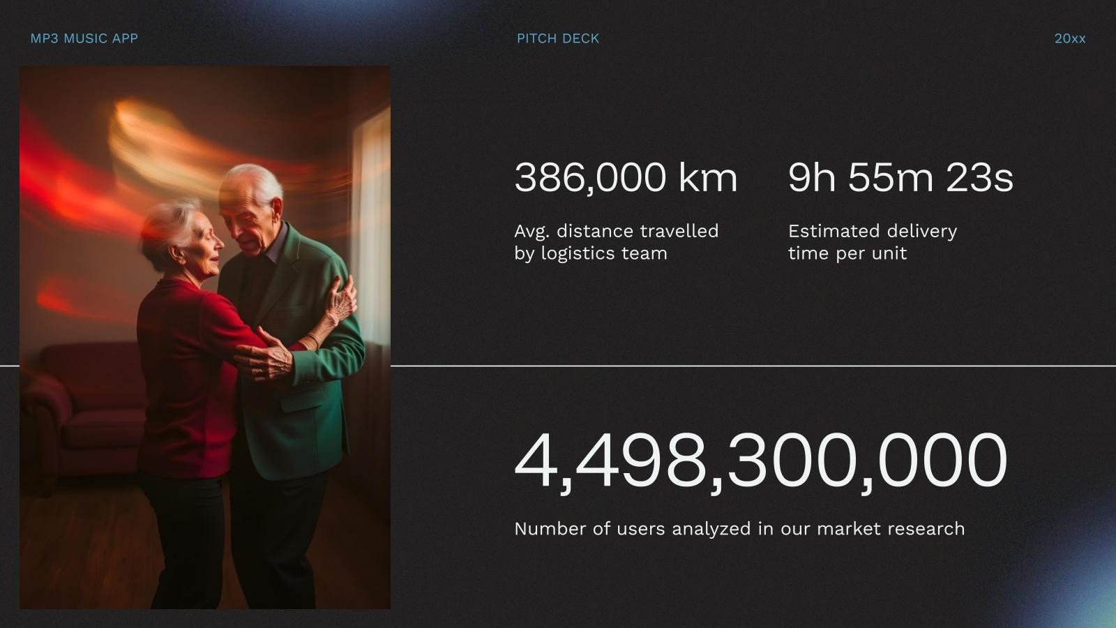 MP3 Music App Pitch Deck Presentation