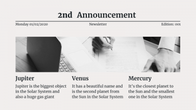 Le journal quotidien | Modèle Google Slides et PowerPoint