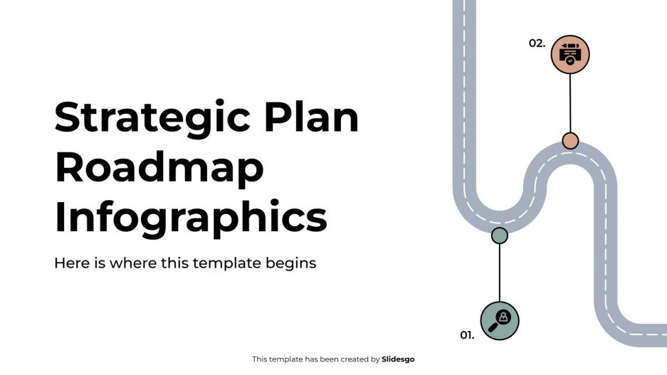 Strategic Plan Roadmap Infographics Template